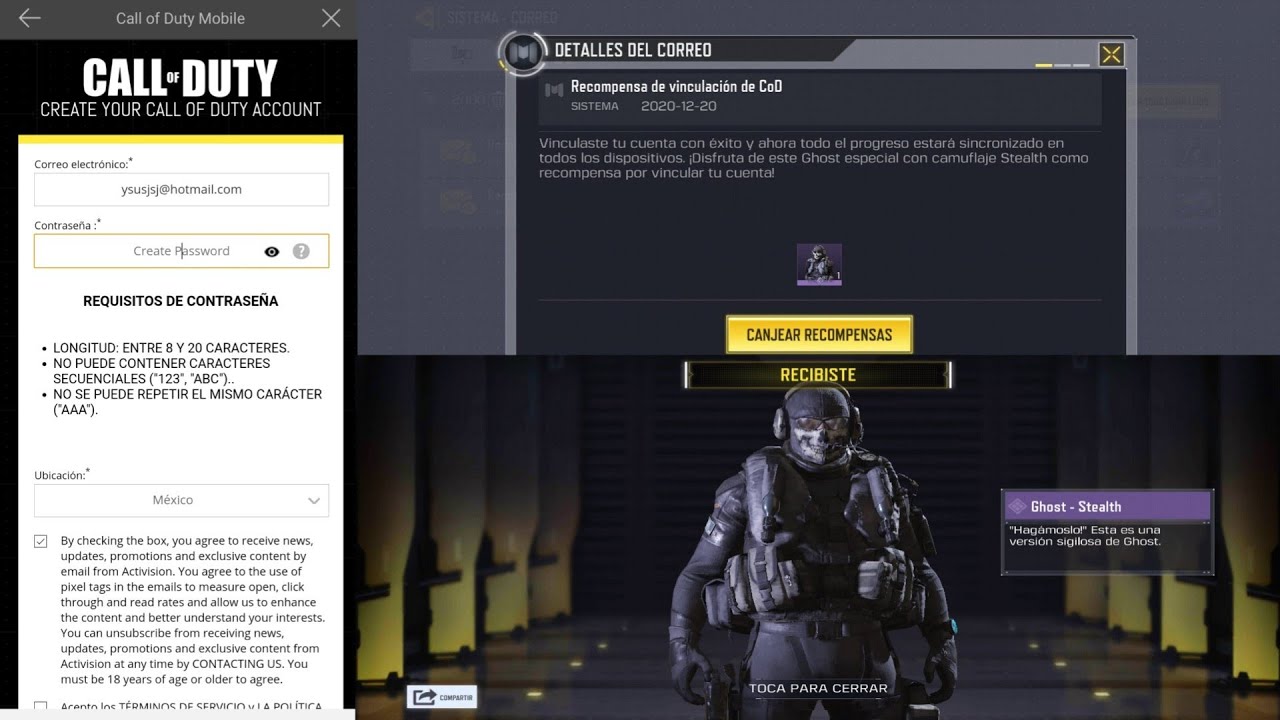 COMO VINCULAR CUENTA CON ACTIVISION CALL OF DUTY MOBILE - YouTube
