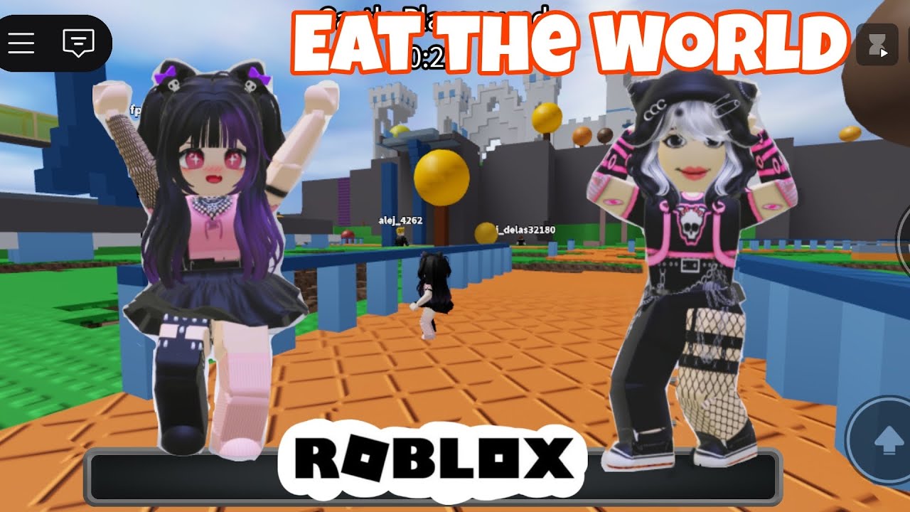 Nos dieron matarile en Eat the World de Roblox. Pero nos divertimos ...