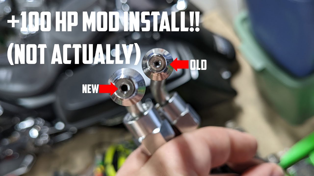 Installing a Drilled High Pressure Fuel Line w/ @GarrettMedia!! - YouTube