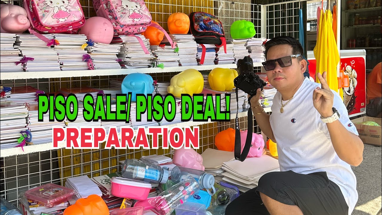 PISO SALE/ PISO DEAL NG PAPER KING PREPARATION. - YouTube