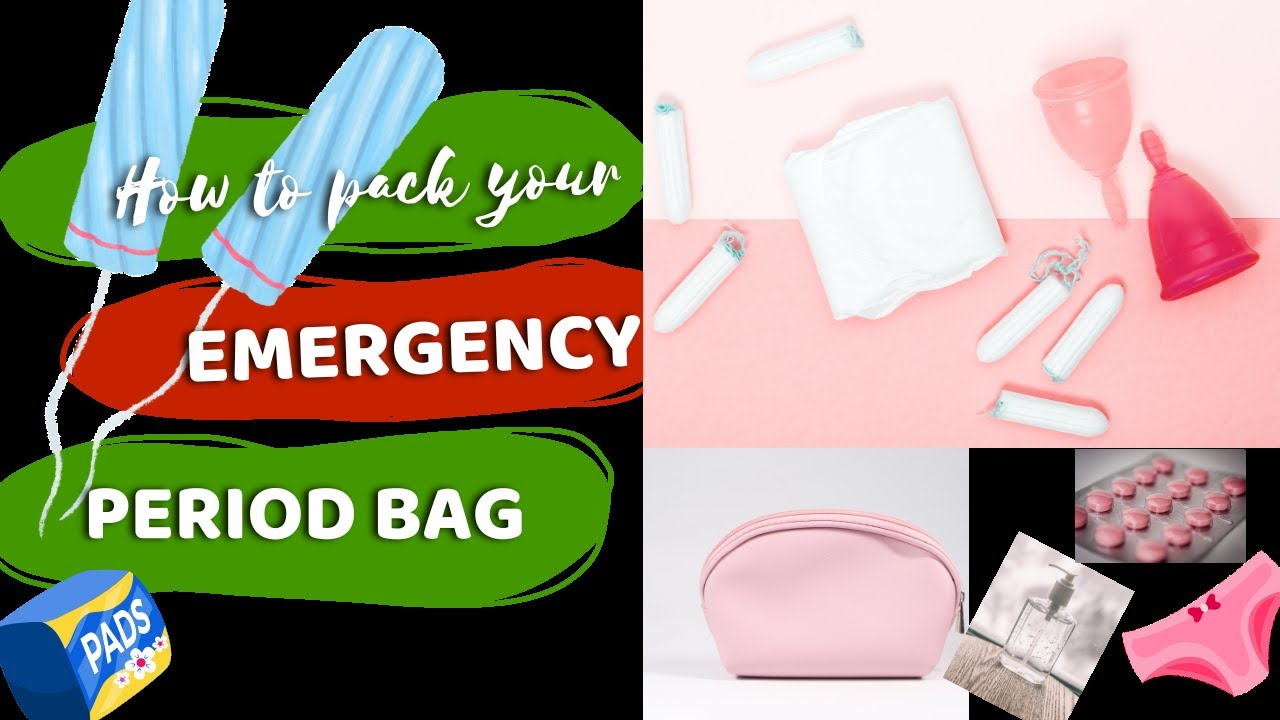 How to pack your emergency period bag - YouTube
