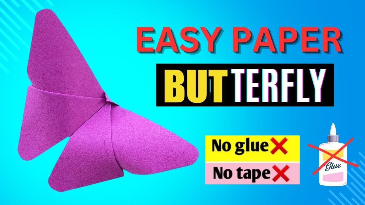 Origami Paper Butterfly Easy Origami Butterfly Simple Paper