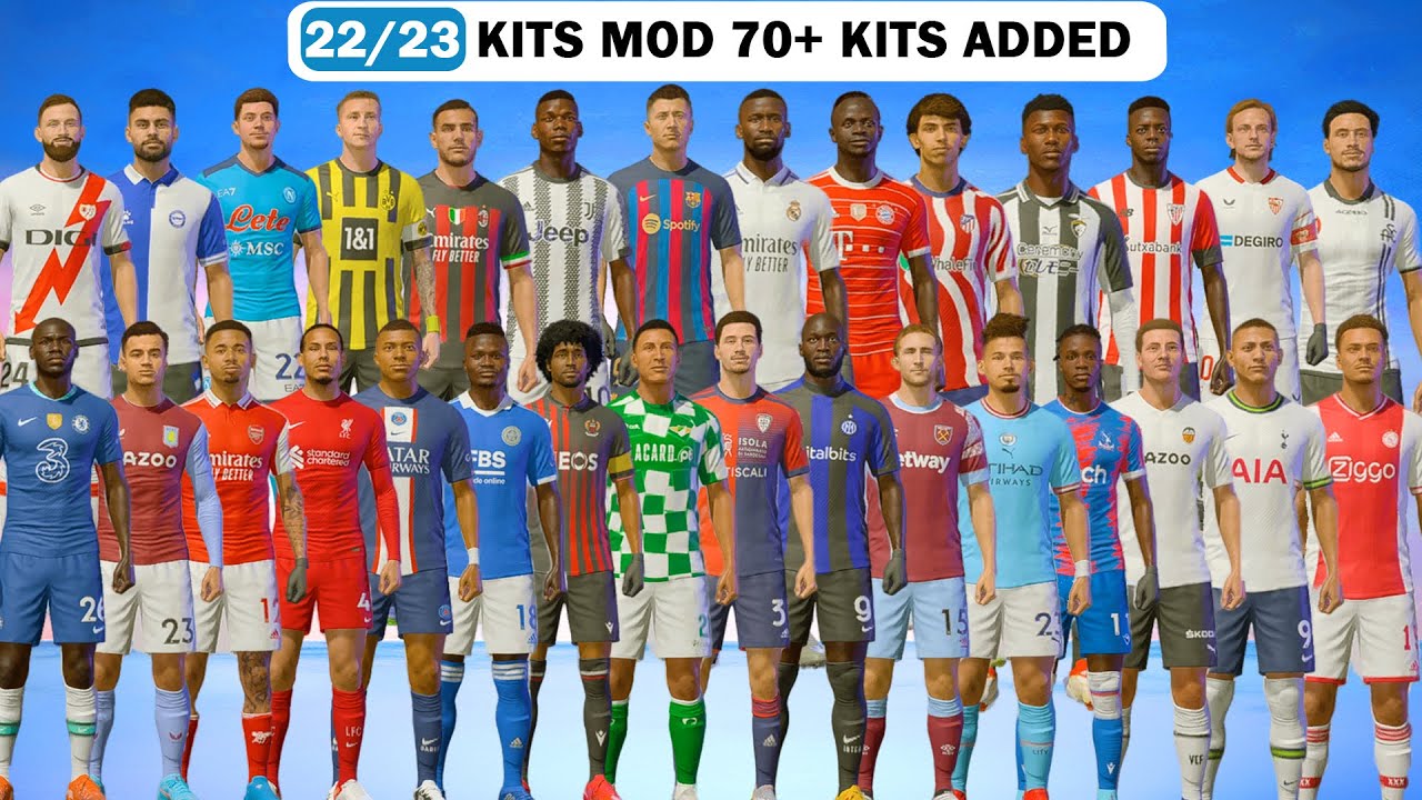 Fifa 23 Mods 22 23 Kits For Fifa 22 Aio V4 1 Tu16 Vip3er Youtube