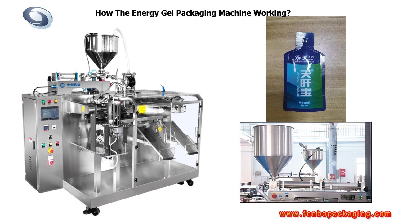 How The Energy Gel Packaging Machine Working? - YouTube