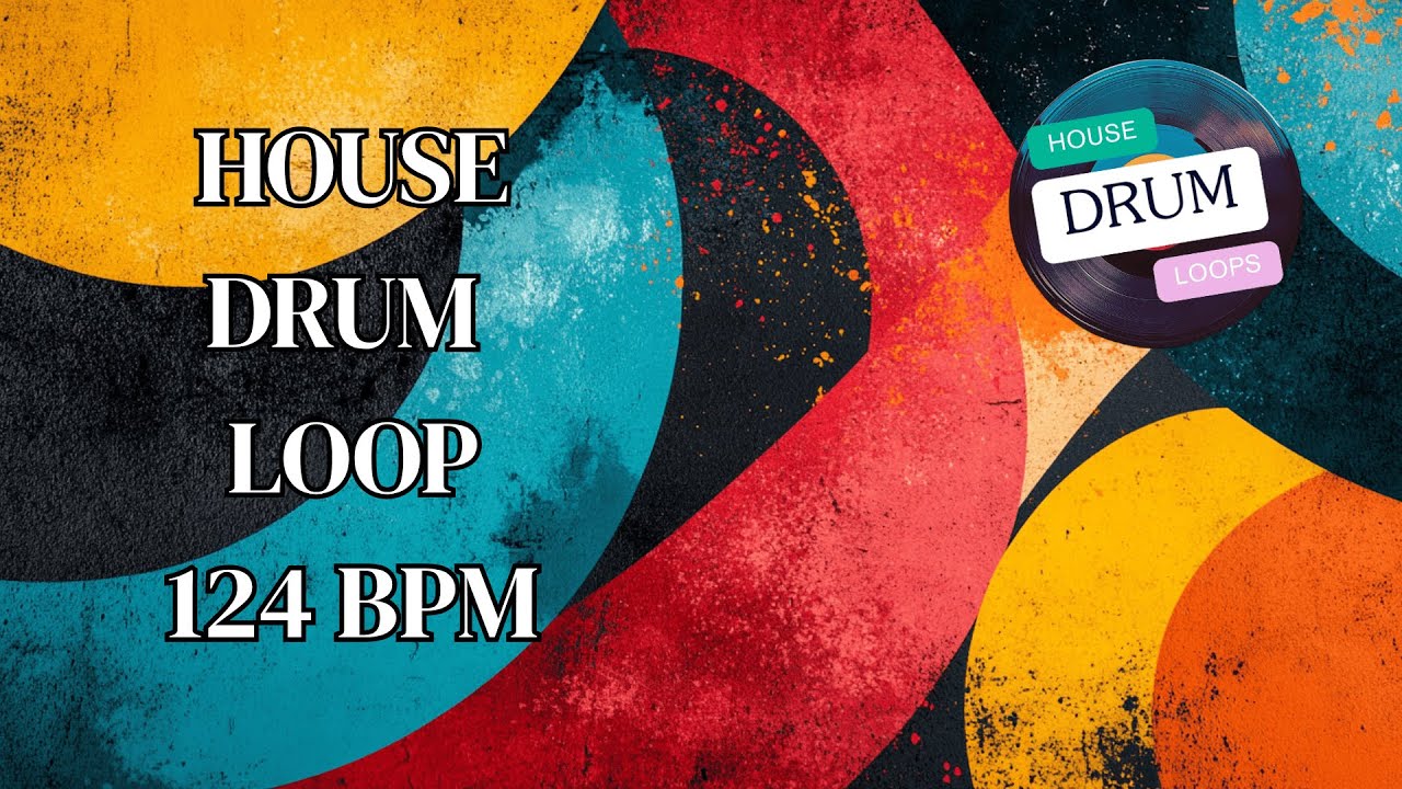 124 BPM House Drum Loop – Classic and Clean Groove - YouTube