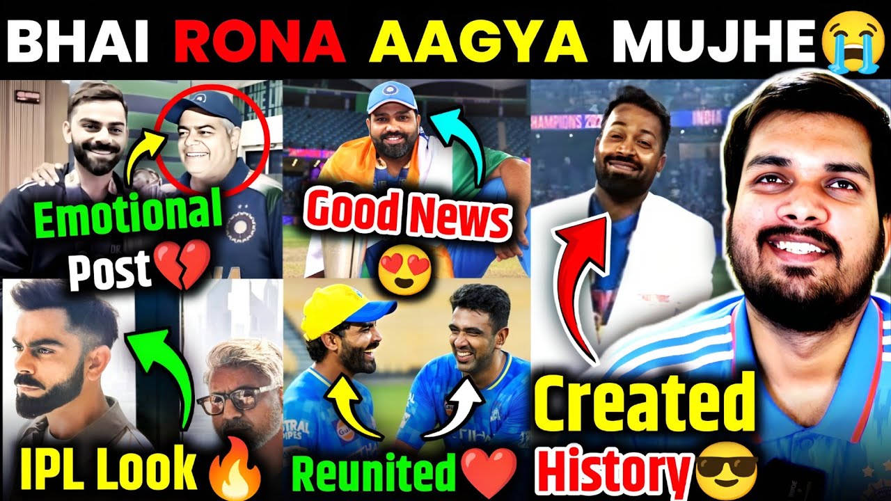 KOHLI PIC WITH HIS FATHER 😭 | KOHLI NEW LOOK FOR IPL | PANDYA CREATED ...