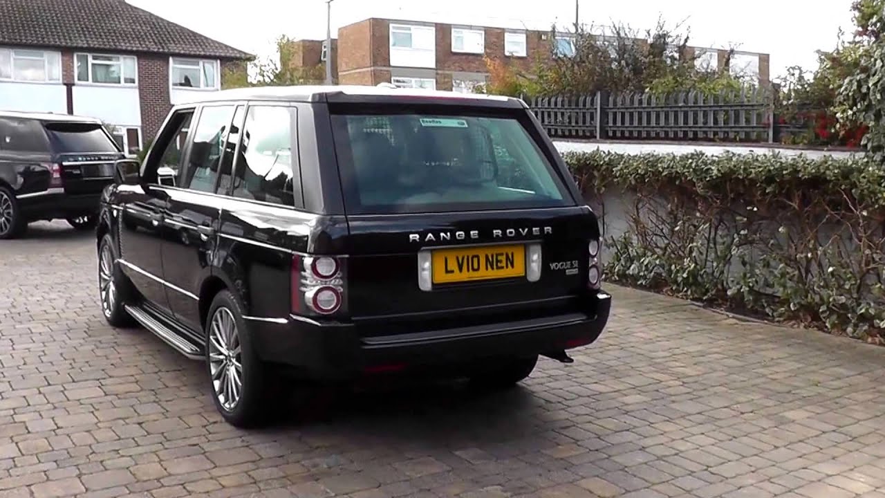 2010 Land Rover Range Rover Vogue SE 3.6l Santorini Black LV10NEN at ...