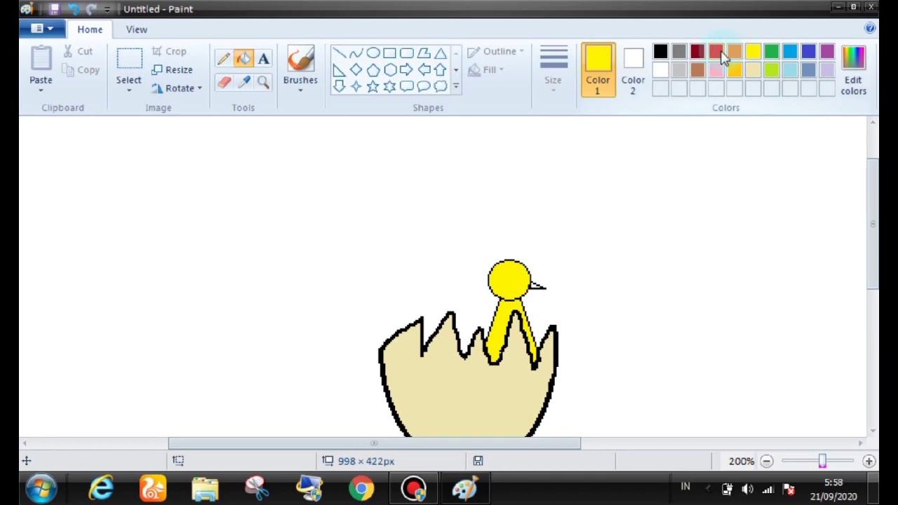 Mengenal ikon Eraser pada program Paint. Materi pembelajaran TIK kelas ...