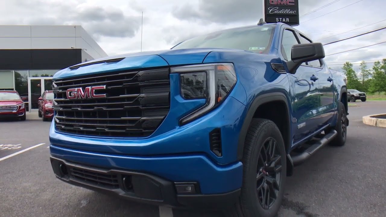 2022 Gmc Sierra Cobalt Blue Metallic