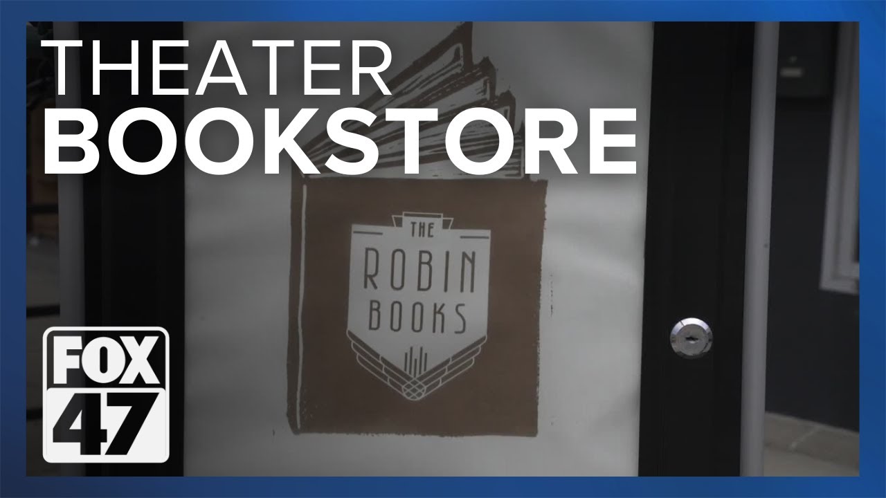 A look inside the bookstore that thrives within The Robin Theatre - YouTube