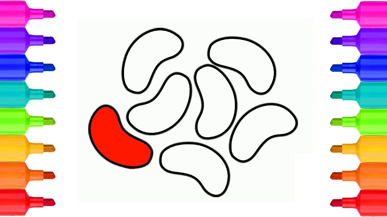 Colors for Children Learning with Jelly Beans | Kids Learning Videos ...