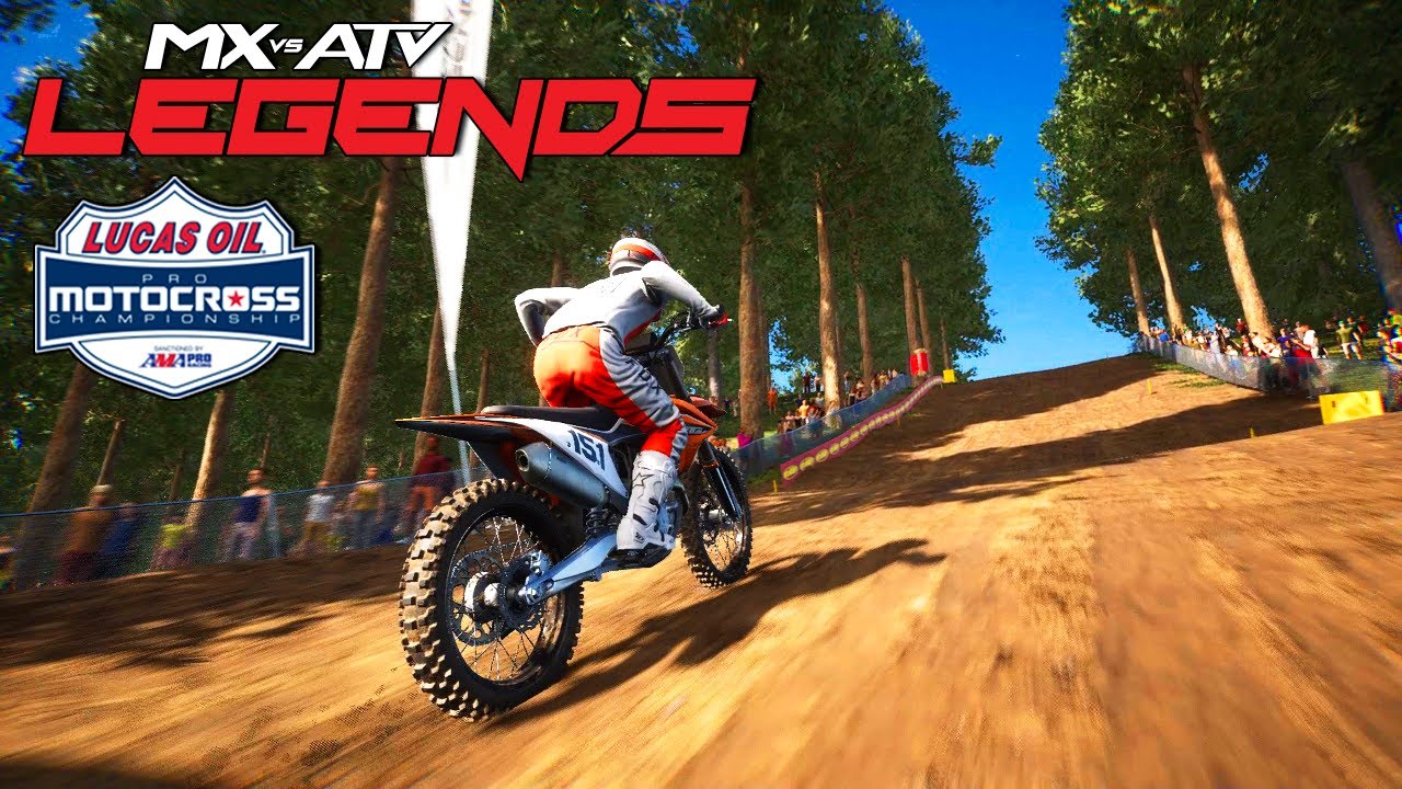 Lucas Oil Pro Motocross Nationals Part 2 - MX vs ATV Legends - YouTube