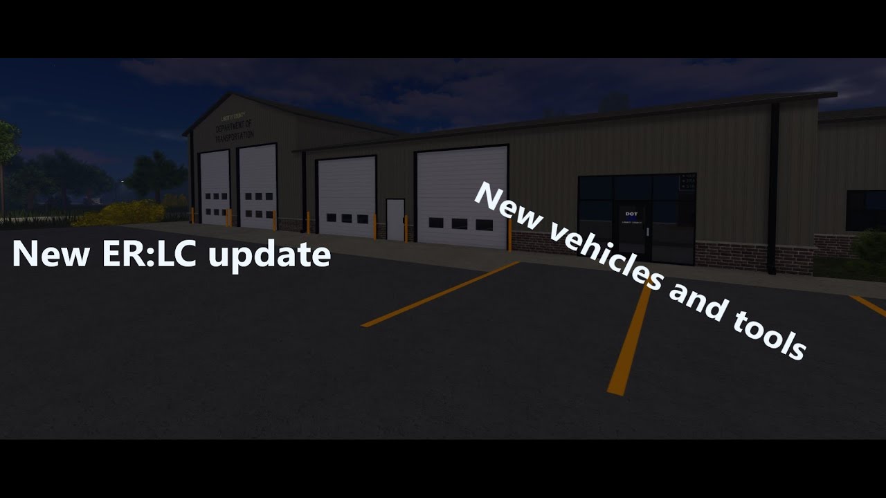 New ER:LC update New tools, new vehicles & MORE! (Roblox) - YouTube