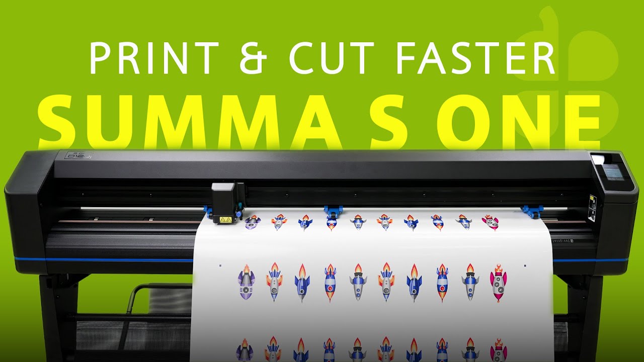 Summa S One Vinyl Cutter | Maximize Your Print Shop Efficiency - YouTube
