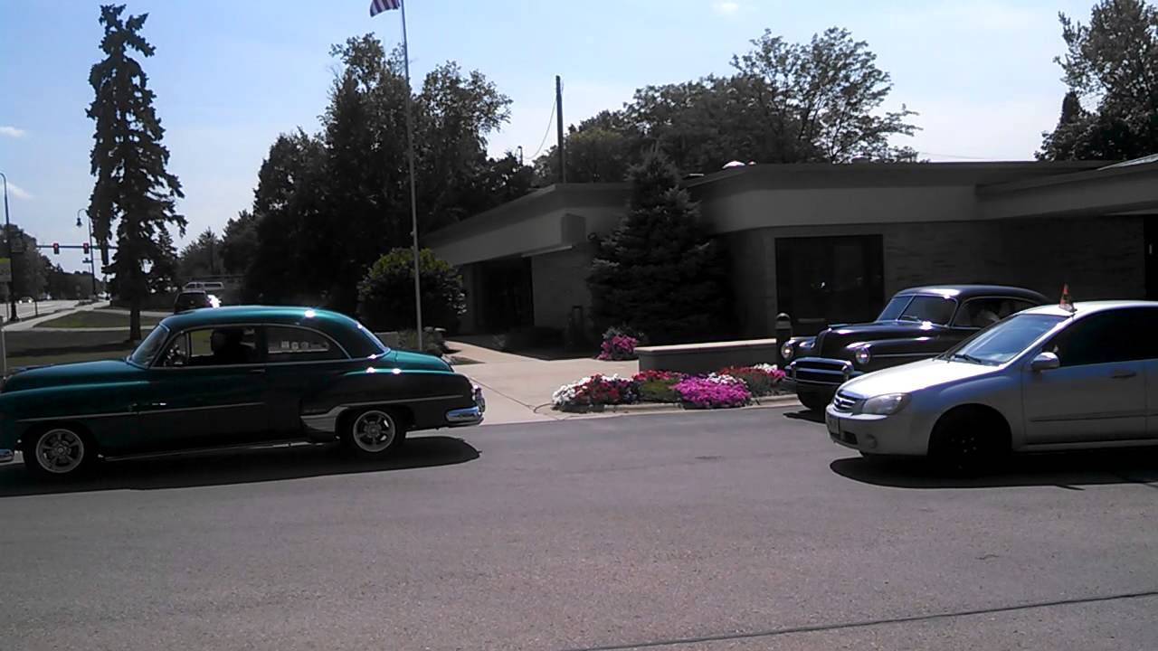 Dean's Funeral Procession - several restored classic cars, street rods ...