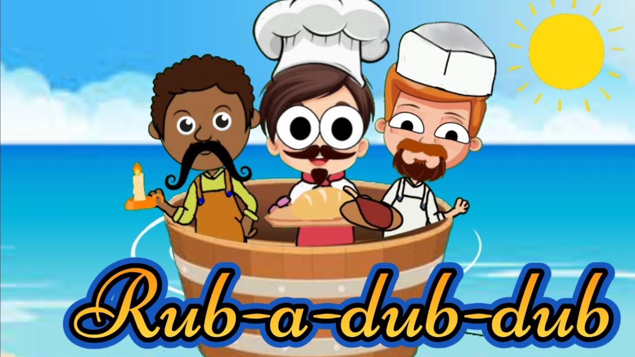 Sing "Rub-A-Dub-Dub" with LYRICS | Preschool Rhymes | KIDZEETV nursery ...