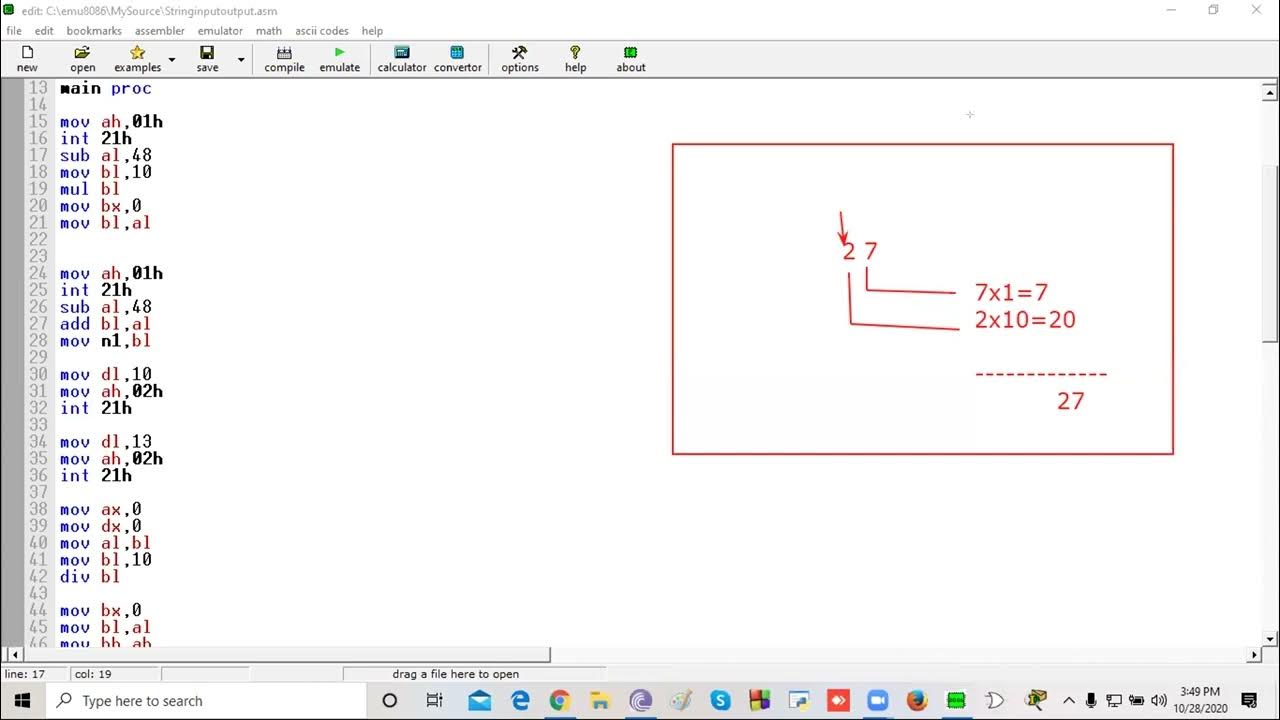 Assembly Language (emu8086) | Lecture - 04 - YouTube