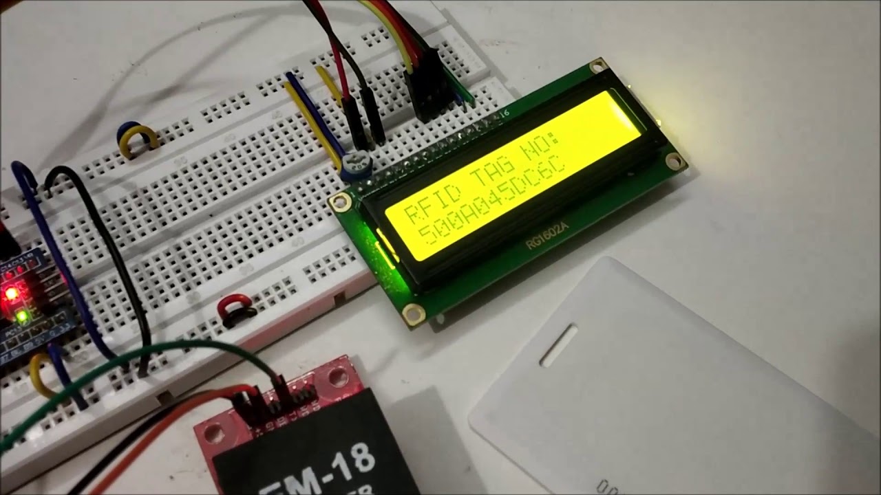 Interfacing Rfid With Stm32 Microcontroller Youtube