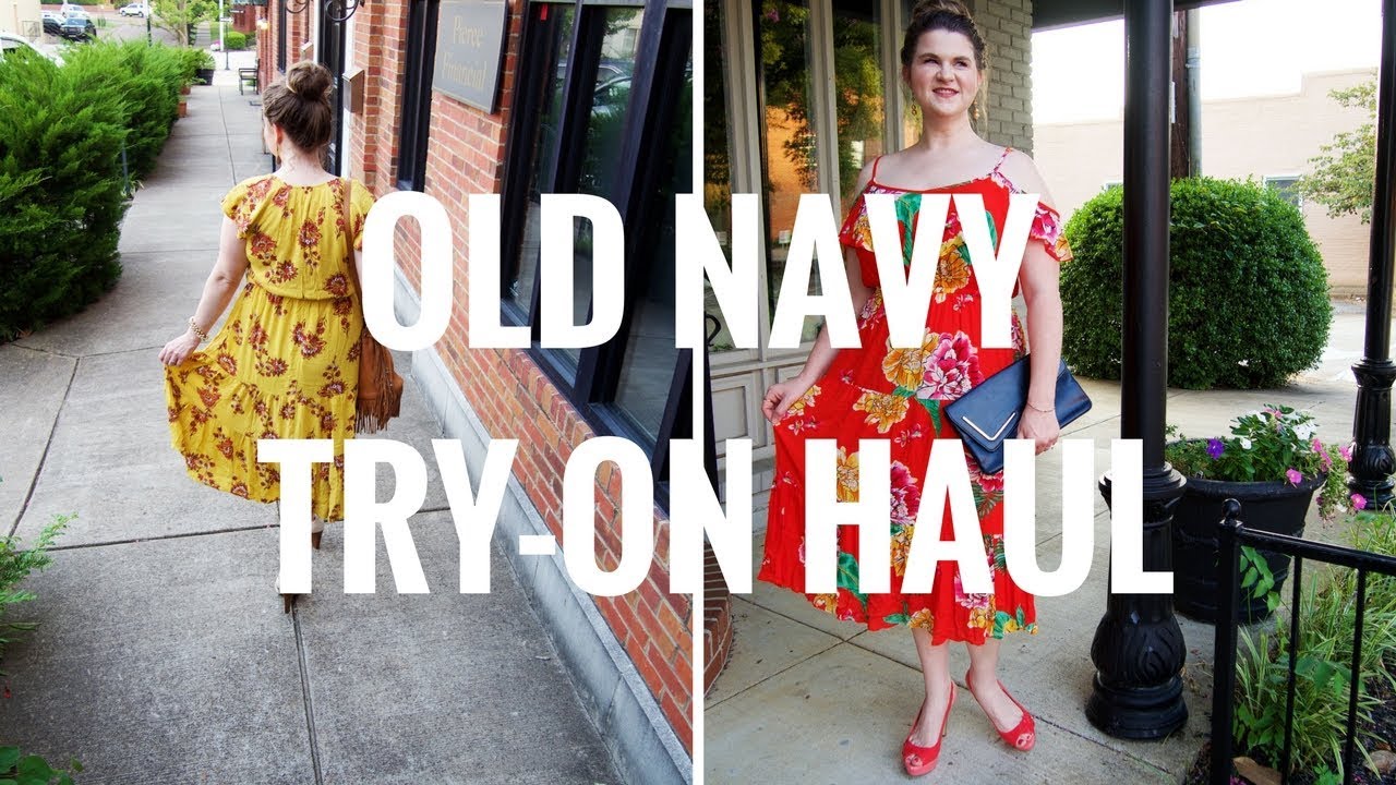 OLD NAVY TRY-ON HAUL // Tabitha Faith - YouTube