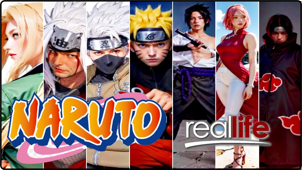 NARUTO REAL LIFE ! VEJA COMO SERIA OS PERSONAGENS DO ANIME E MANGÁ DE ...