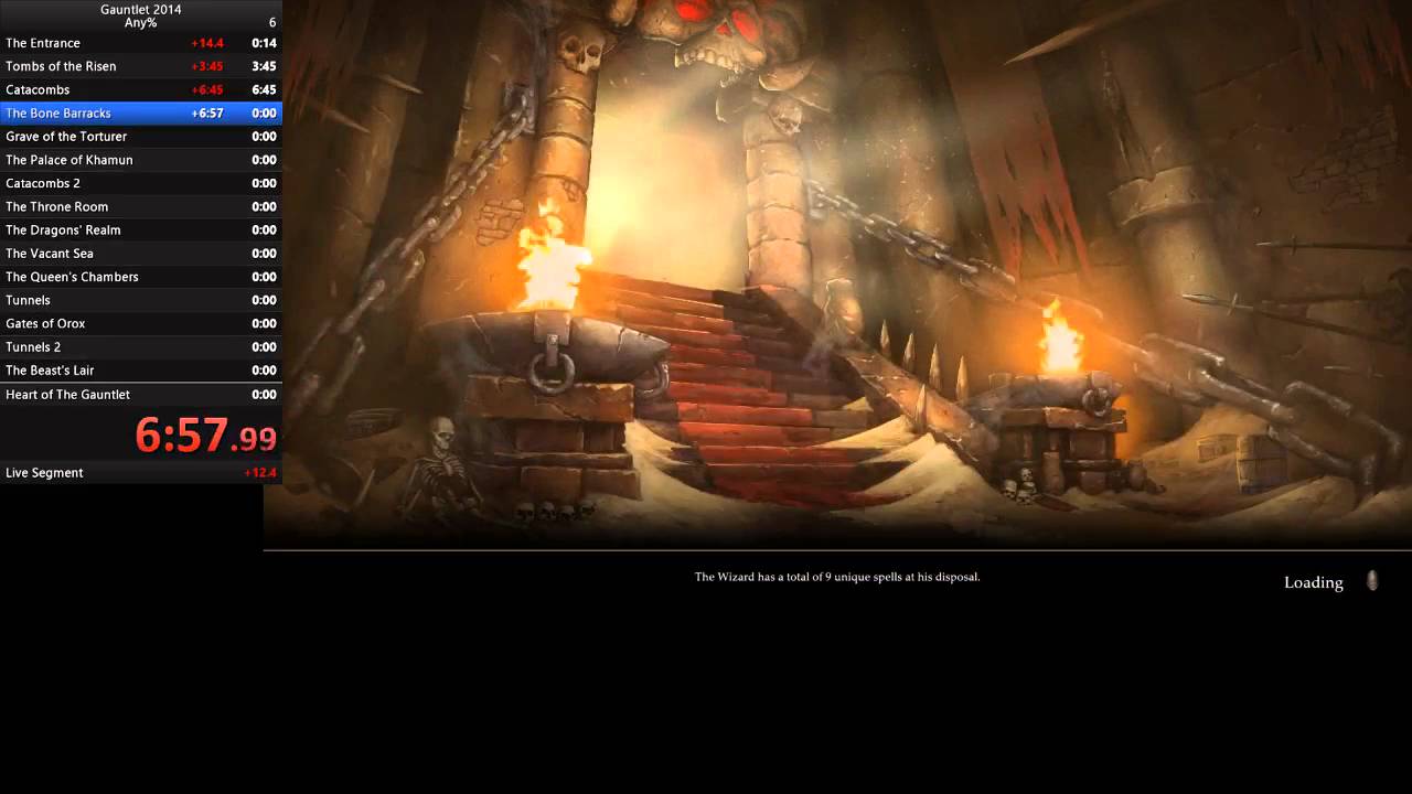 Gauntlet 2014 New Splits / Route Speedrun Any% Easy Glitchless - YouTube