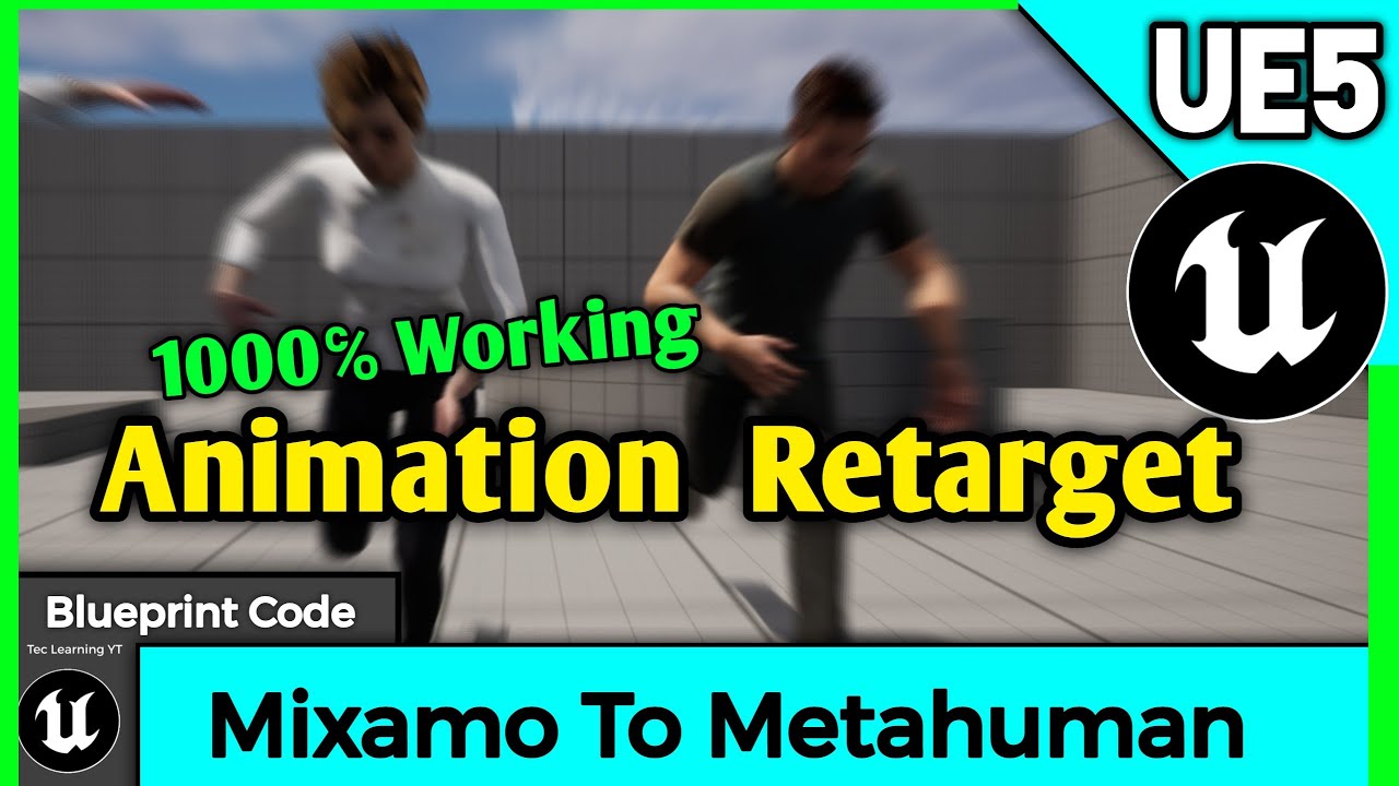 Retarget Metahuman With Mixamo T Pos Character Full Proof 1000℅ Working ...