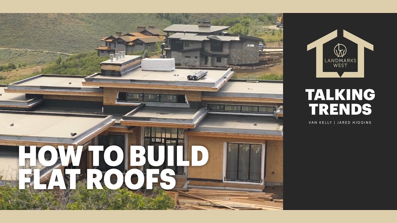 How to Build Flat Roofs - YouTube