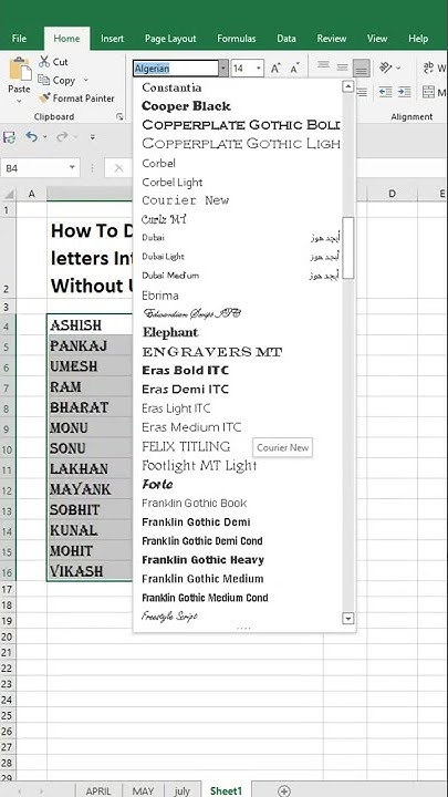 how to convert small letters in capital letters/Smart excel capital ...