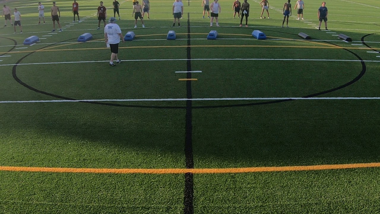 Tackling Progression-Breakdown Position W/Near Foot Power Step - YouTube