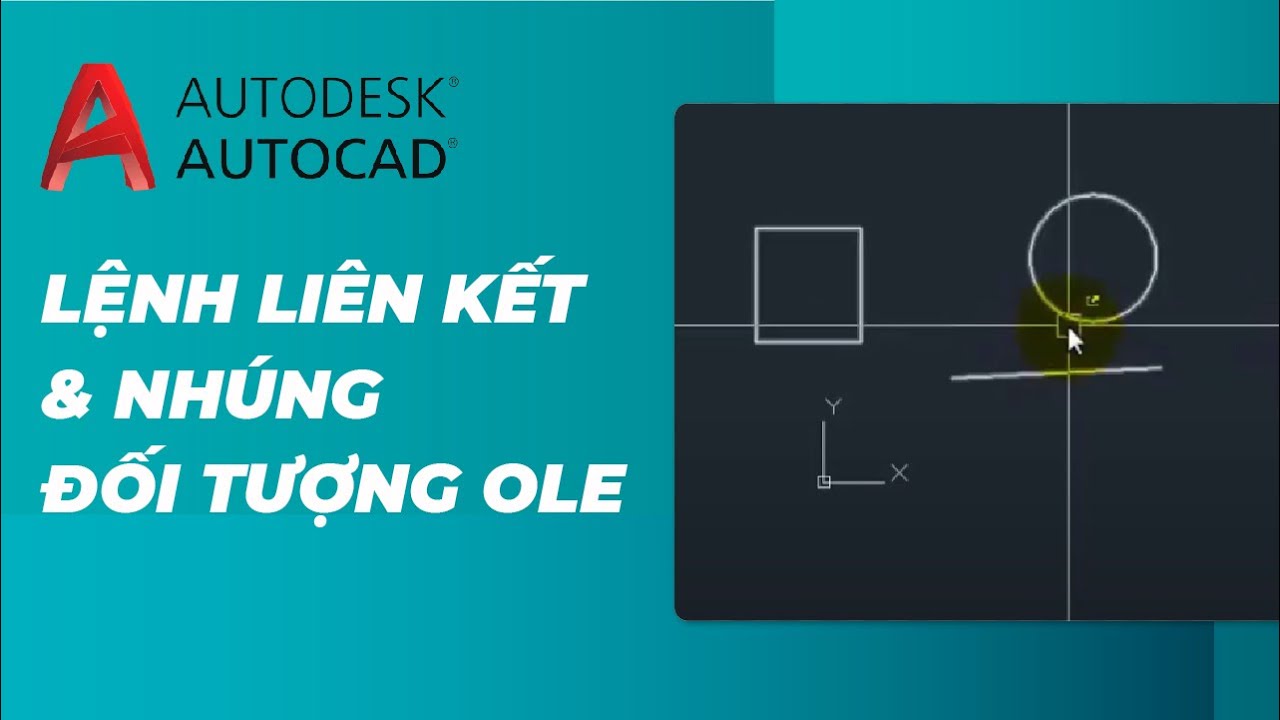 Lệnh Liên Kết Và Nhúng Đối Lượng OLE Trong Phần Mềm Autocad - YouTube