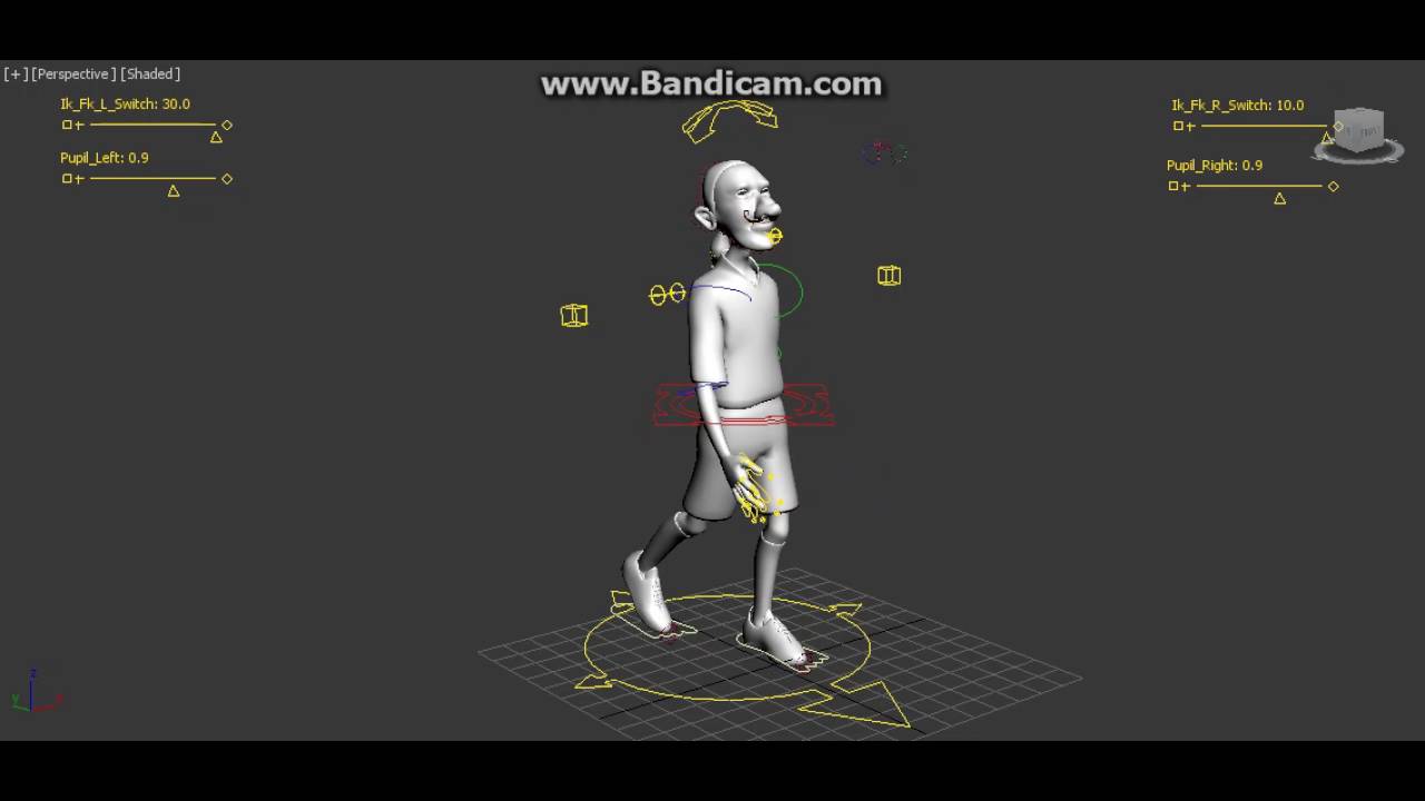 attitude walk cycle (fast forward) - YouTube