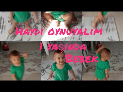 (MAAŞÂLLAH DEMEYİ UNUTMA!!!!)Oynak bir yaşındaki bebek 😍😍😍