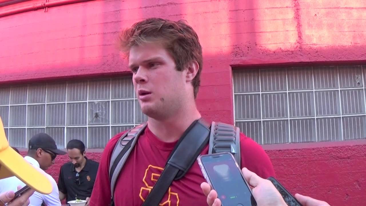 Sam Darnold and Tyler Petite breakdown TD play - YouTube