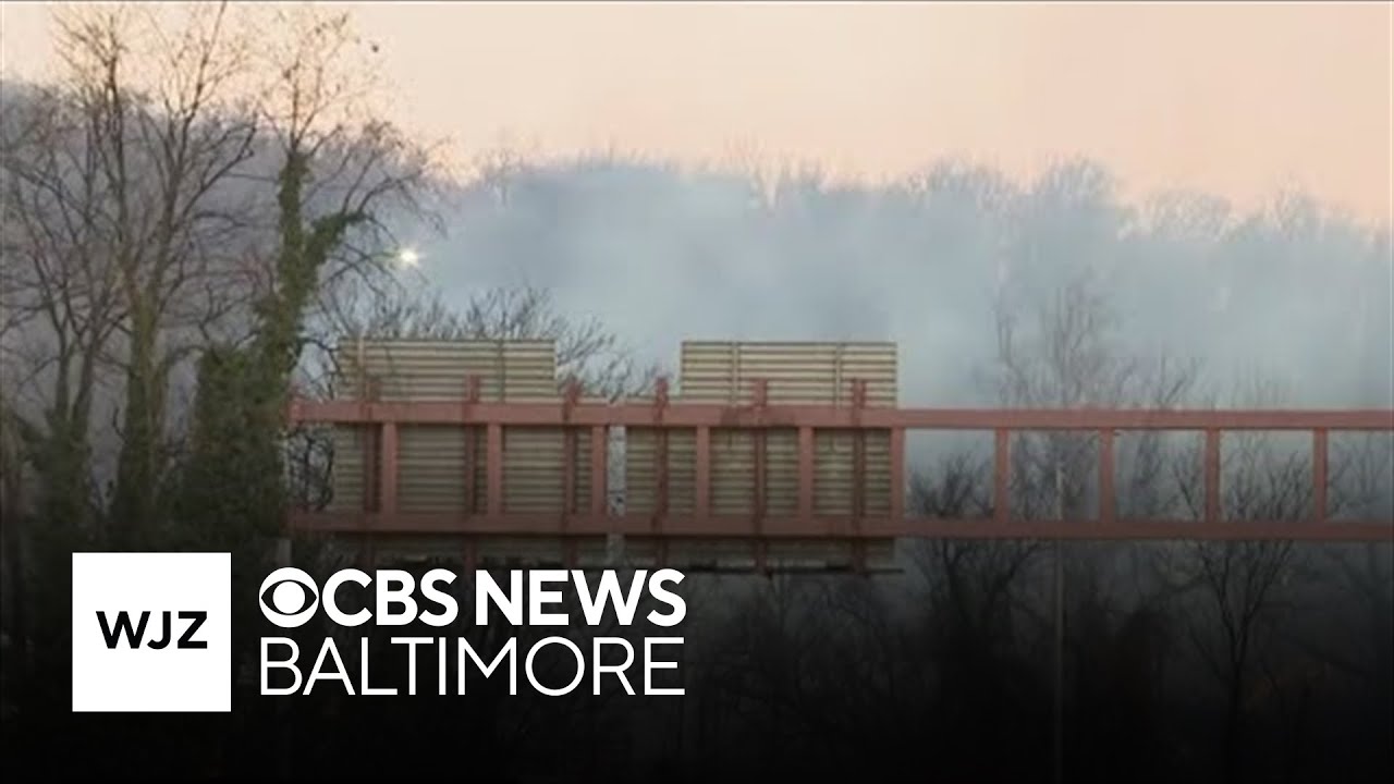 Strong winds fuel spread of Baltimore recycling plant fire near I-83 ...
