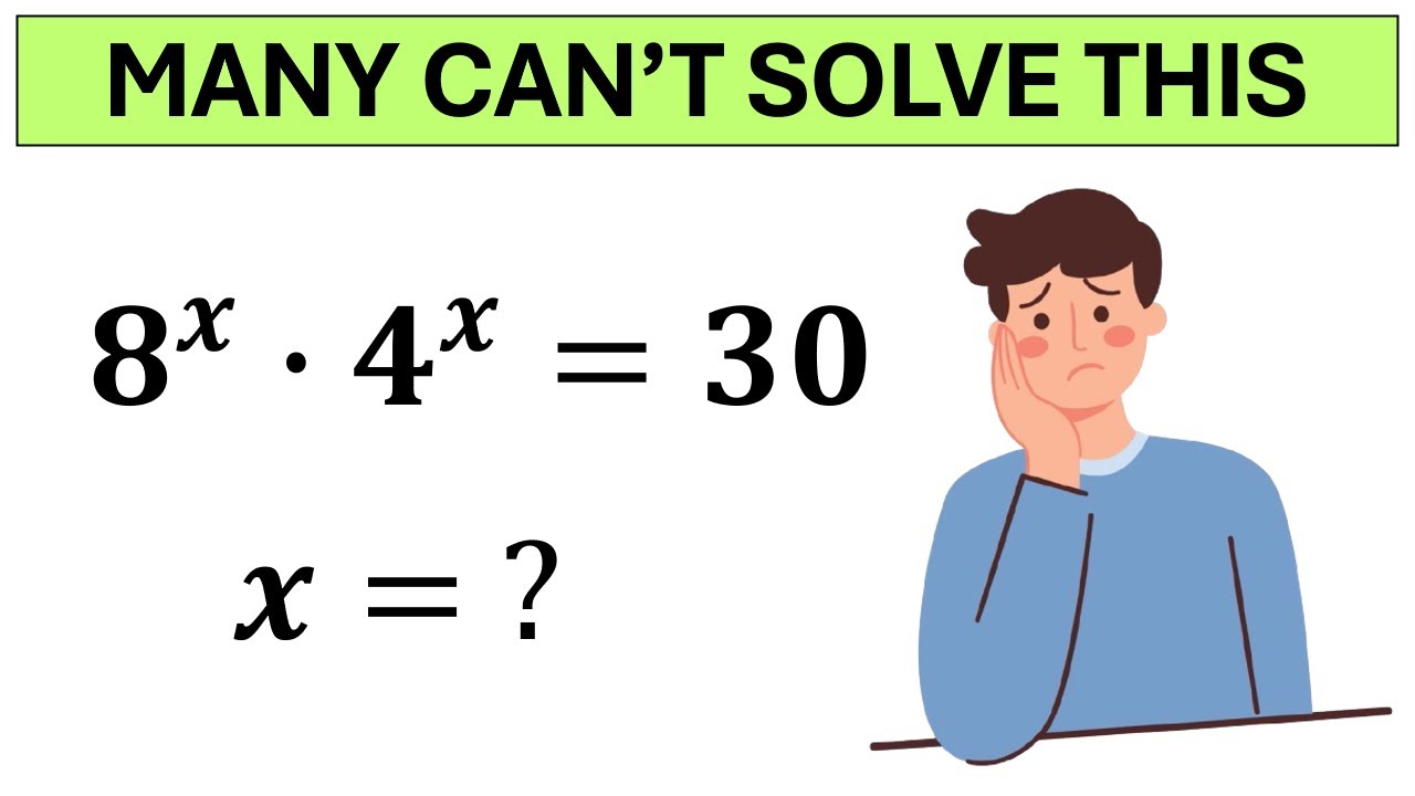 How to solve this Exponential | Math Olympiad Problem - YouTube