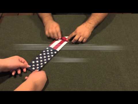 How to fold an American flag - YouTube