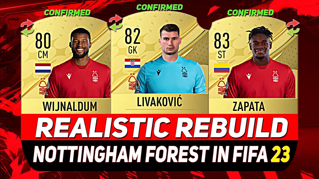🏆NOTTINGHAM FOREST REALISTIC REBUILD ON FIFA 23 CAREER MODE! ft ...
