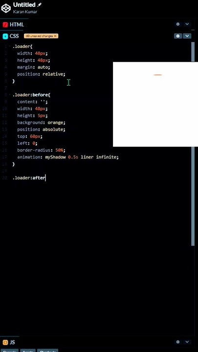 Loader Using Htmlcss Web Dev Animated Loader Coding Webdevelopment Fullstack Dsa