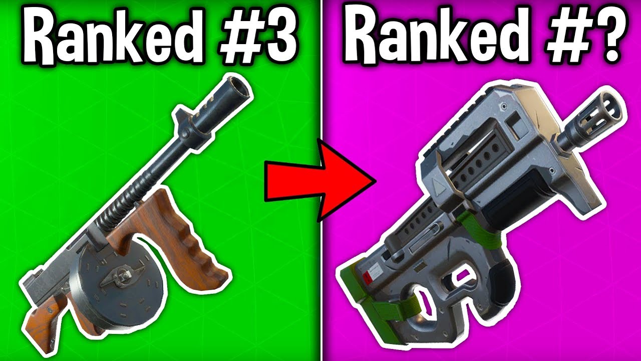 RANKING EVERY SMG FROM WORST TO BEST! (ranked from OP to even more OP ...