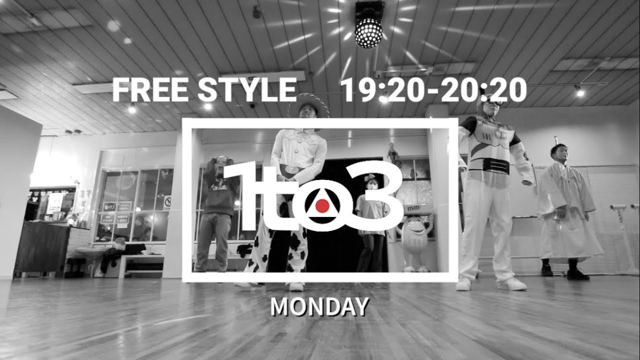 【1to3】FREE STYLE class - YouTube