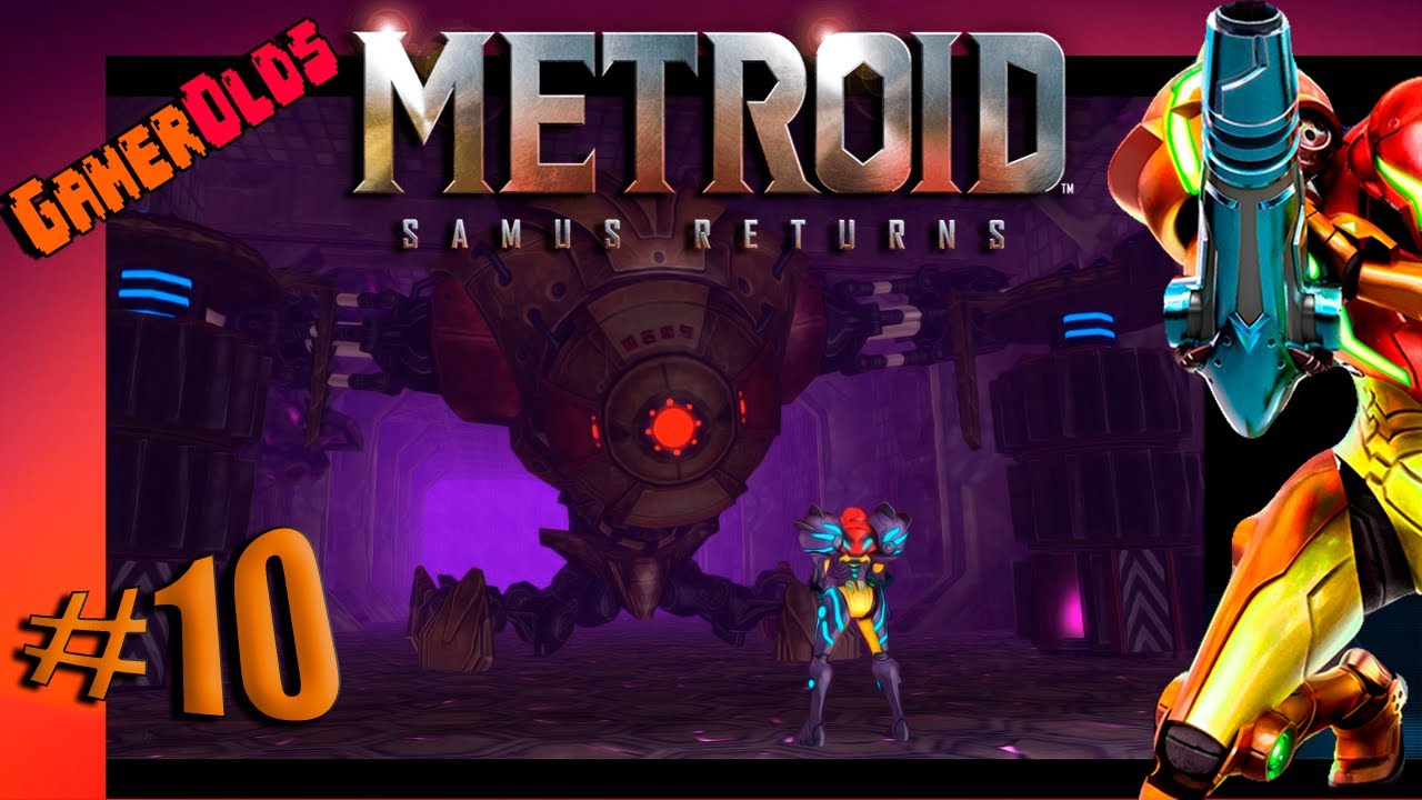 Metroid Samus Returns 3DS PT-BR #10|| Diggernaut o Boss robo - YouTube