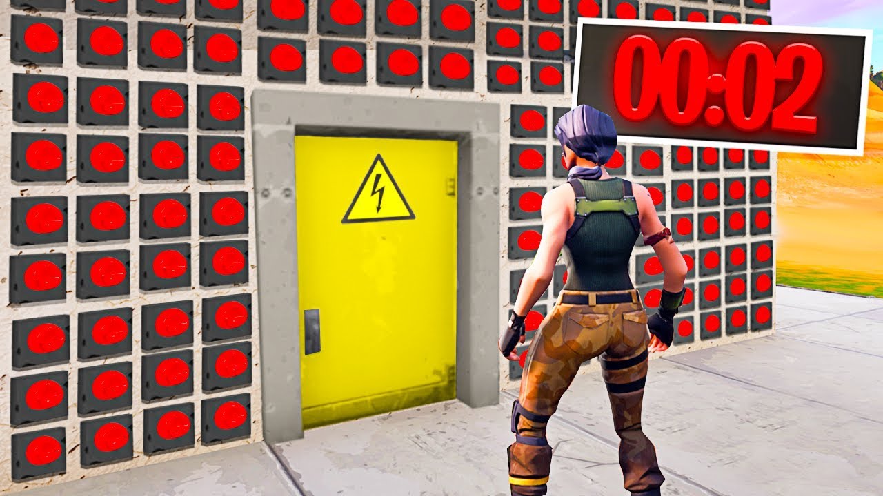 FIND THE BUTTON or DIE CHALLENGE in Fortnite Battle Royale - YouTube