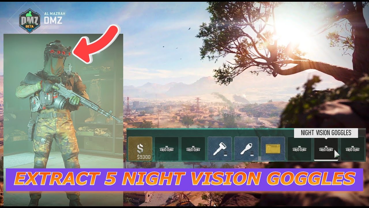 EXTRACT 5 NIGHT VISION GOGGLE | DMZ - YouTube