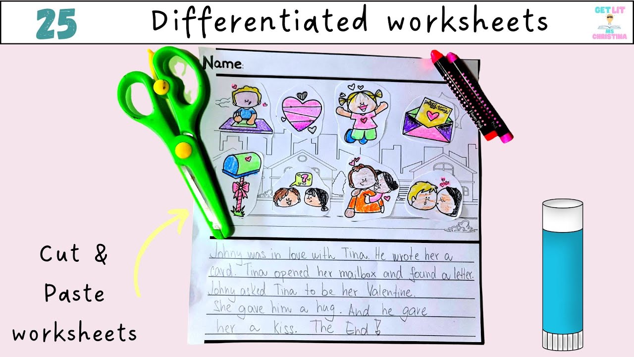 Valentine Build a story teaching resource - YouTube