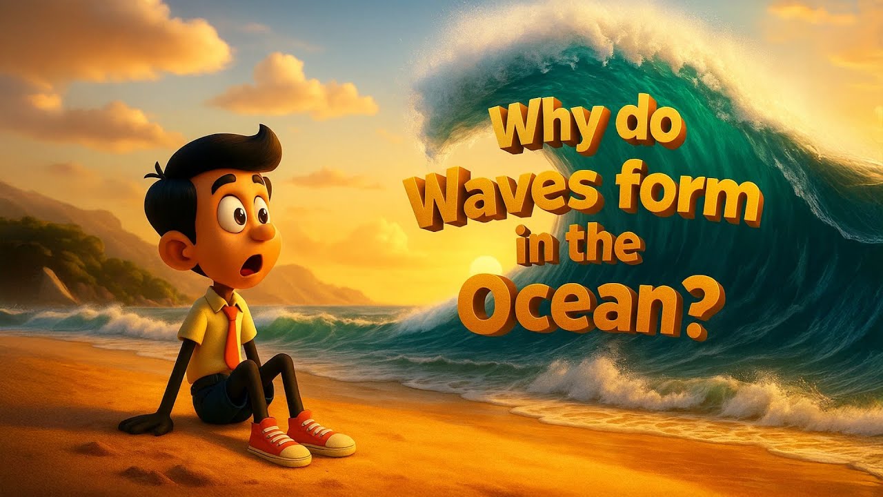 Why do Waves form in the Ocean? | #aumsum #kids #education #science ...