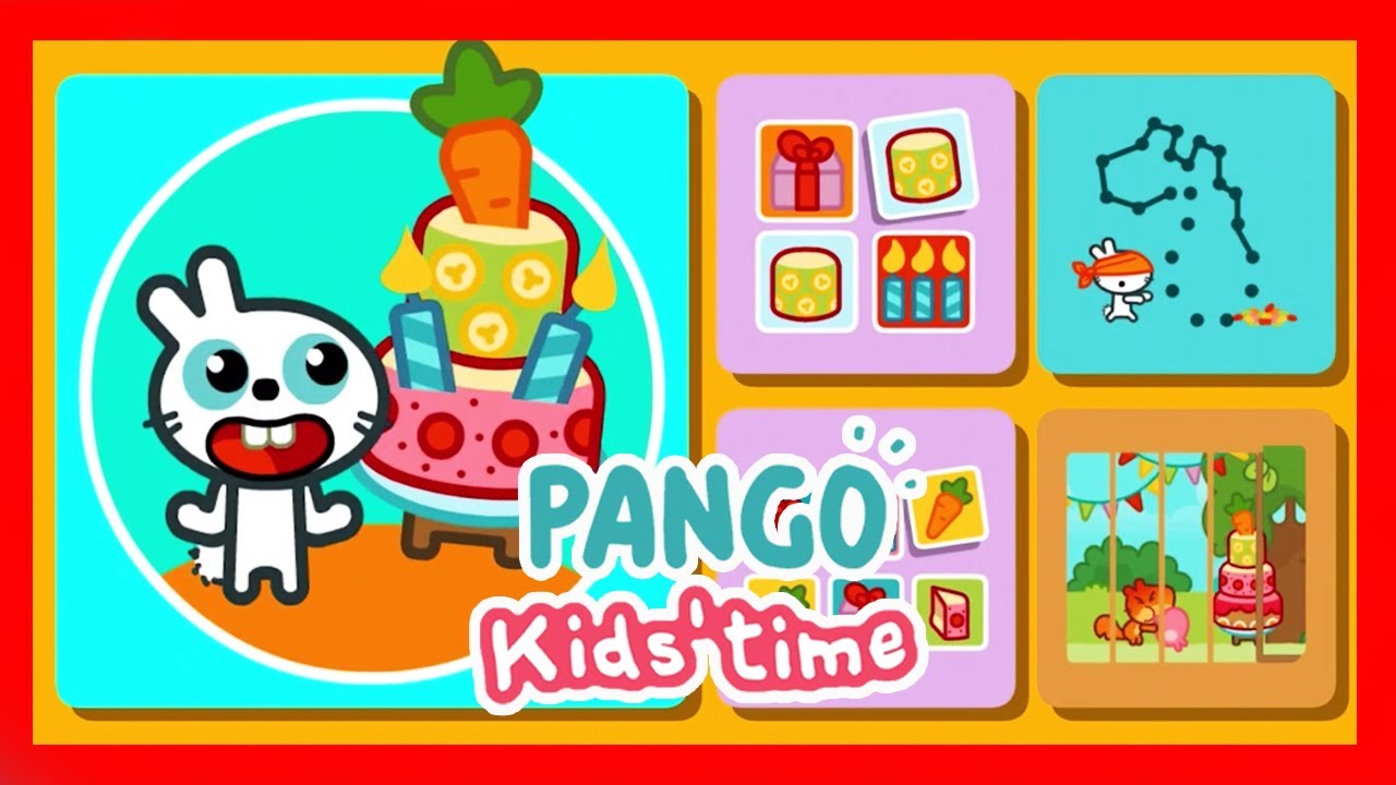 Pango Time learning games - New Update Bunny Birthday! - YouTube