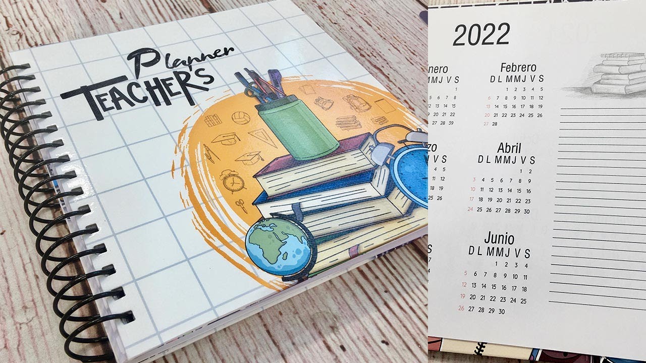 DIY Agenda Planner Teacher 2021 2022 - YouTube
