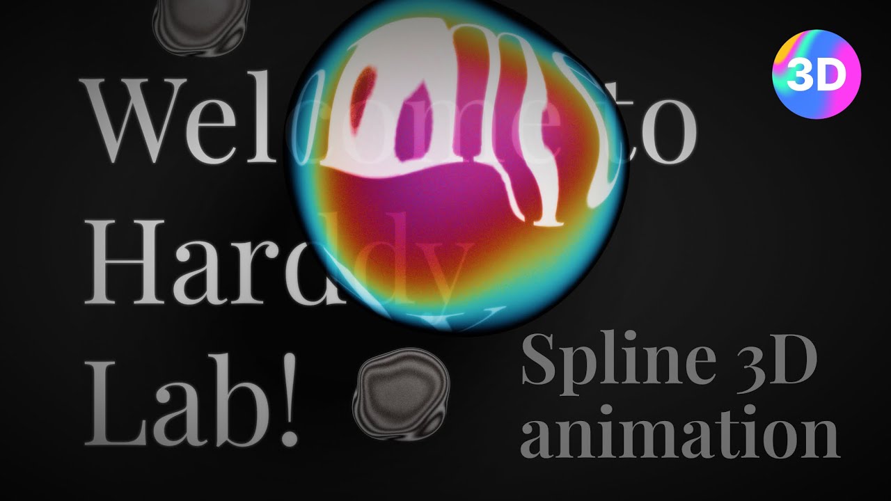 Modern Abstract 3D Website Design | Spline tutorial - YouTube