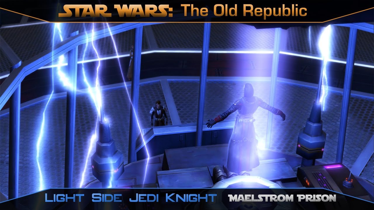 SWTOR - Jedi Knight Part 14 - Maelstrom Prison (Flashpoint) - YouTube