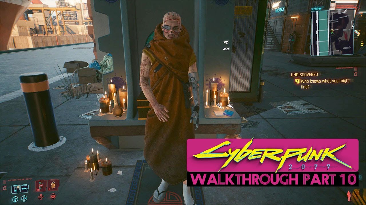 The Origin Of Metal Monk - Cyberpunk 2077 - Let's Play Part 10 - YouTube